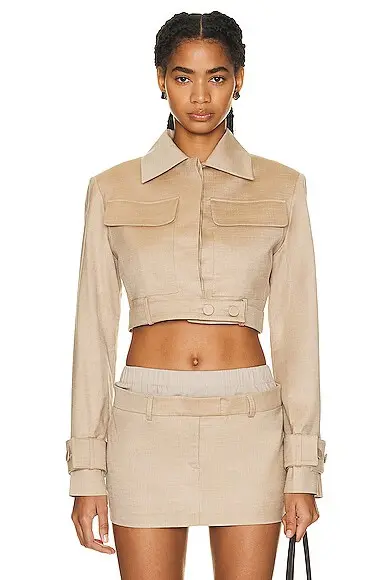 AYA MUSE Manza Jacket In Beige