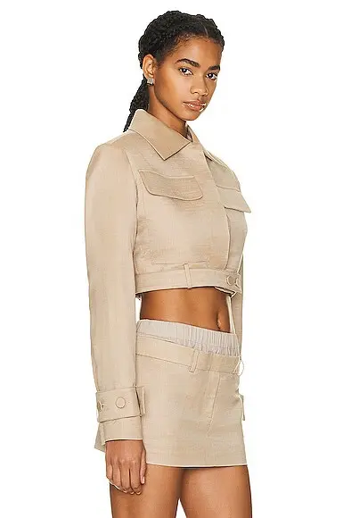 AYA MUSE Manza Jacket In Beige