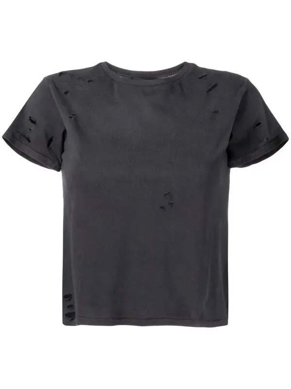 Cynthia Rowley Punch-hole Detailing T-shirt