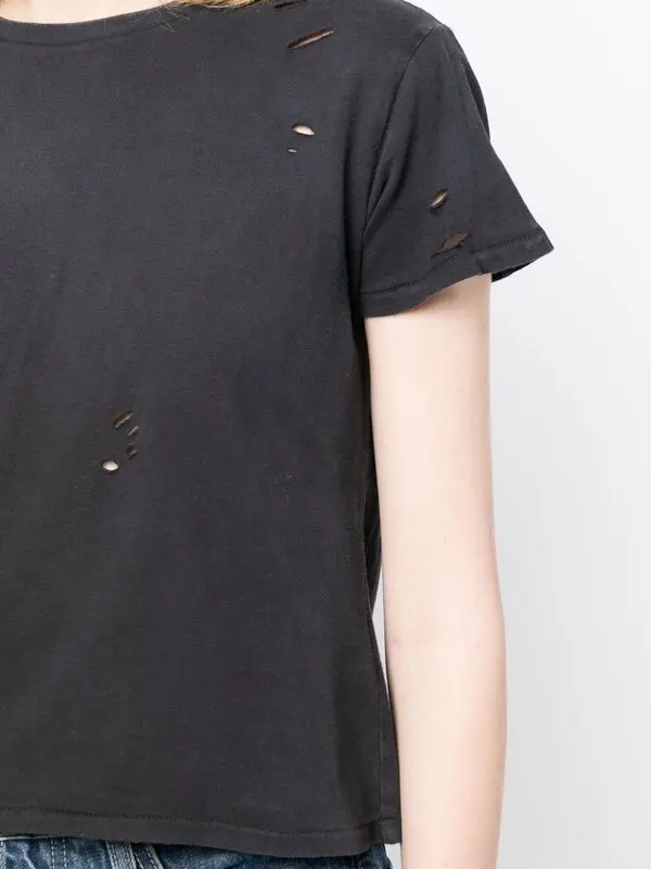Cynthia Rowley Punch-hole Detailing T-shirt