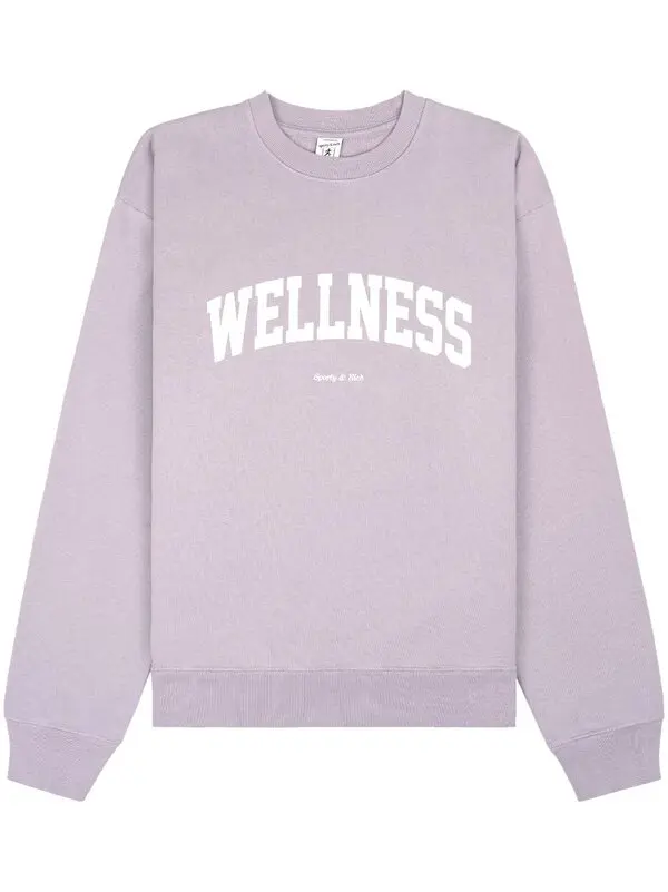 SPORTY & RICH Wellness Cotton Sweatshirt