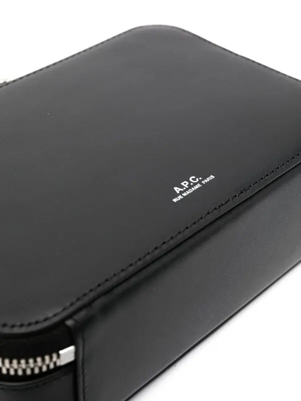 A.p.c. Leather Messenger Bag