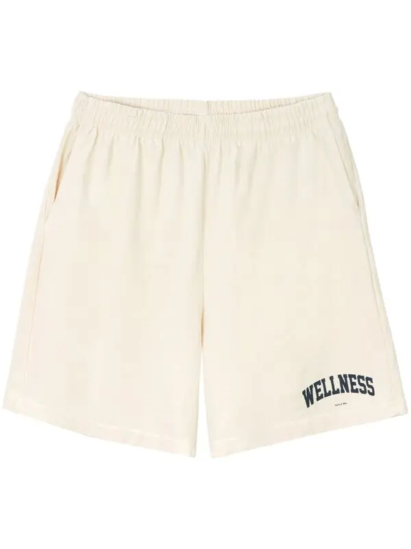 SPORTY & RICH Wellness Ivy Short Shorts - White