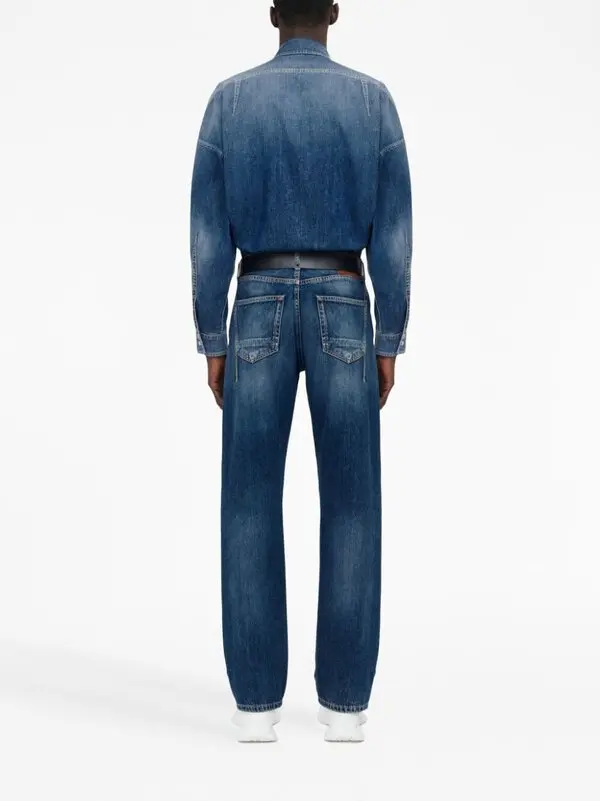 Alexander McQueen Dart-detail Straight-leg Jeans