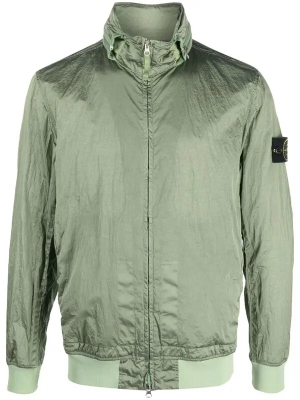 Stone Island 41920 Zip-up Jacket - Green
