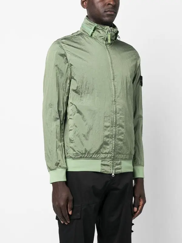 Stone Island 41920 Zip-up Jacket - Green