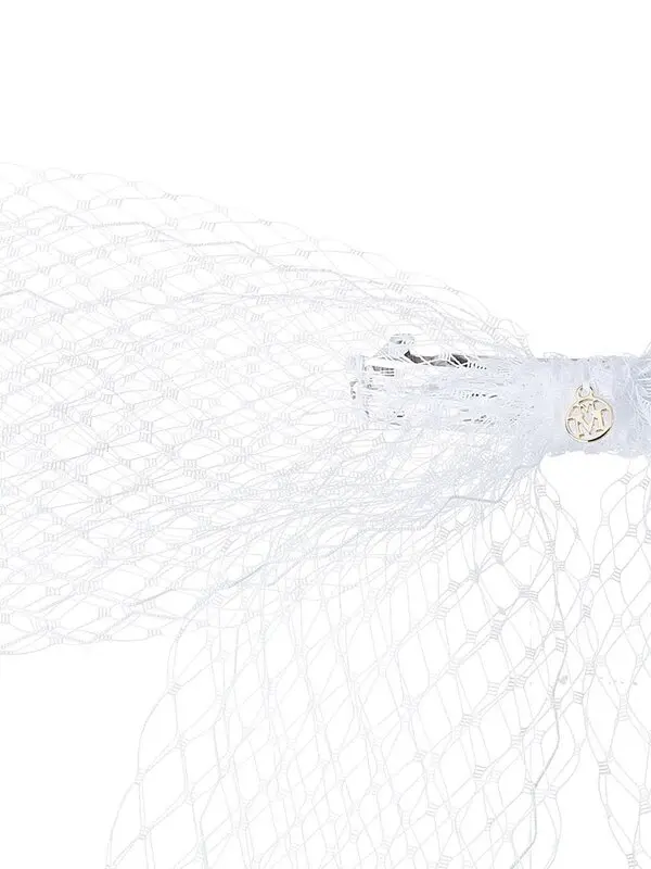 MAISON MICHEL Aya Hair-bow - White