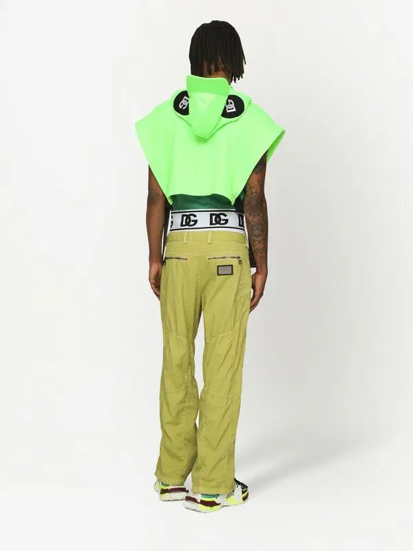 Dolce & Gabbana Zip-detailed Tapered Trousers