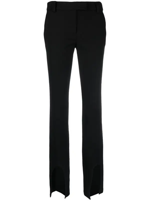 ALESSANDRO VIGILANTE Front-slit Flared Trousers