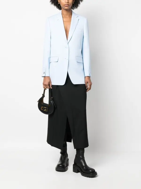 Burberry Single-breasted Wool Blazer