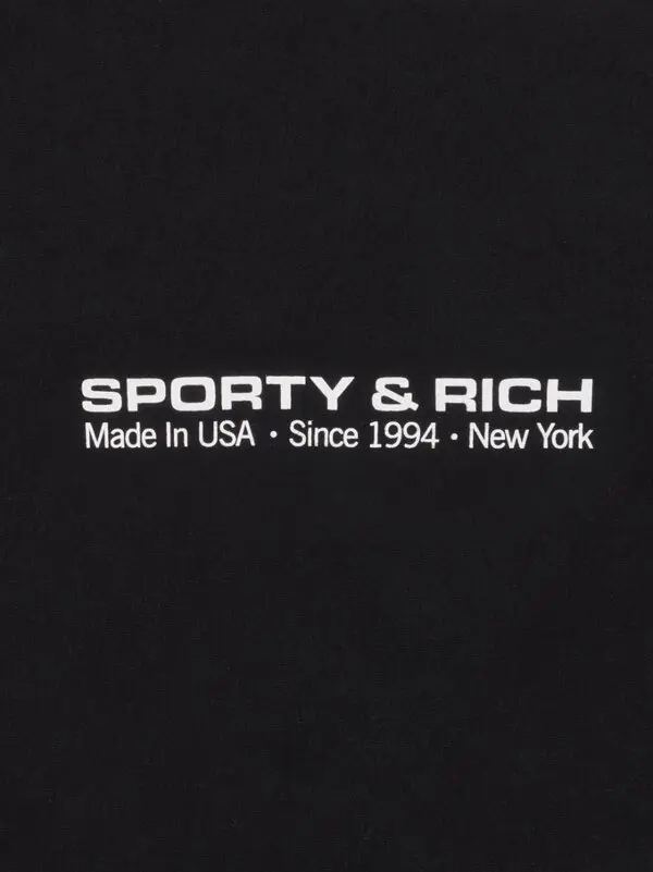 SPORTY & RICH Logo Cycling Shorts