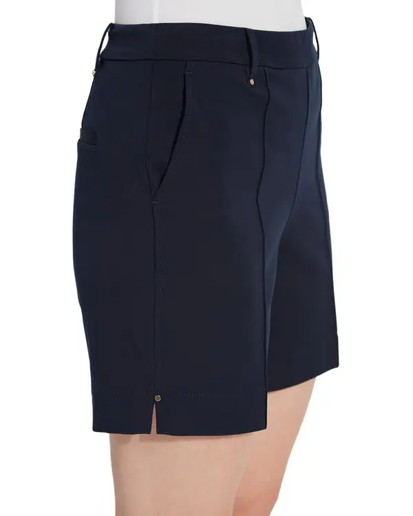 Lyssé Amanda Stretch Twill Shorts - True Navy