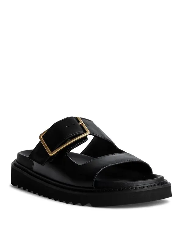 Zadig&Voltaire Alpha Cecilia Black Slide Sandals