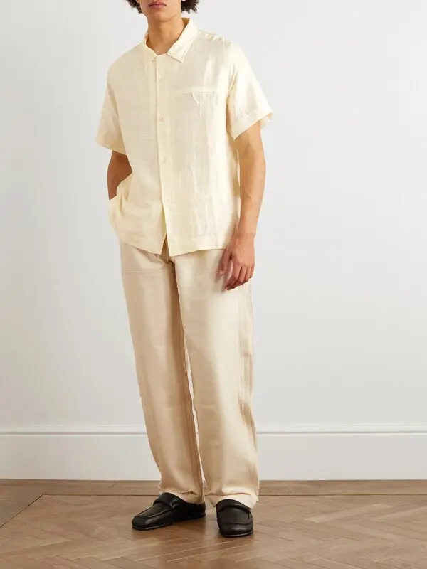 AIREI Slub Silk Shirt
