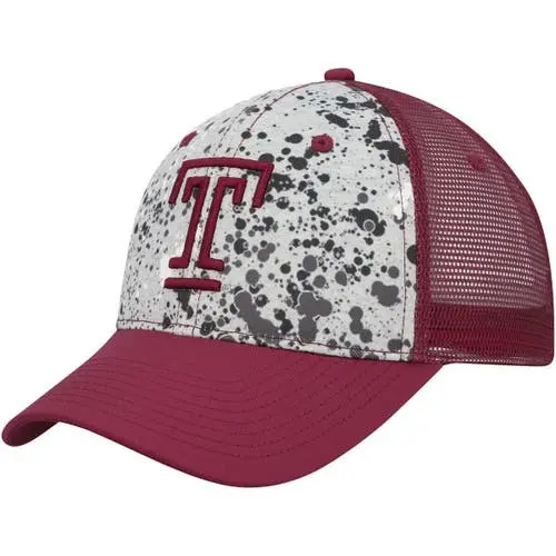 COLOSSEUM Cherry Temple Owls Love Fern Trucker Snapback Hat - Gray