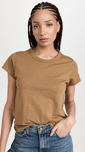 Rag & Bone The Slub Tee - Khaki