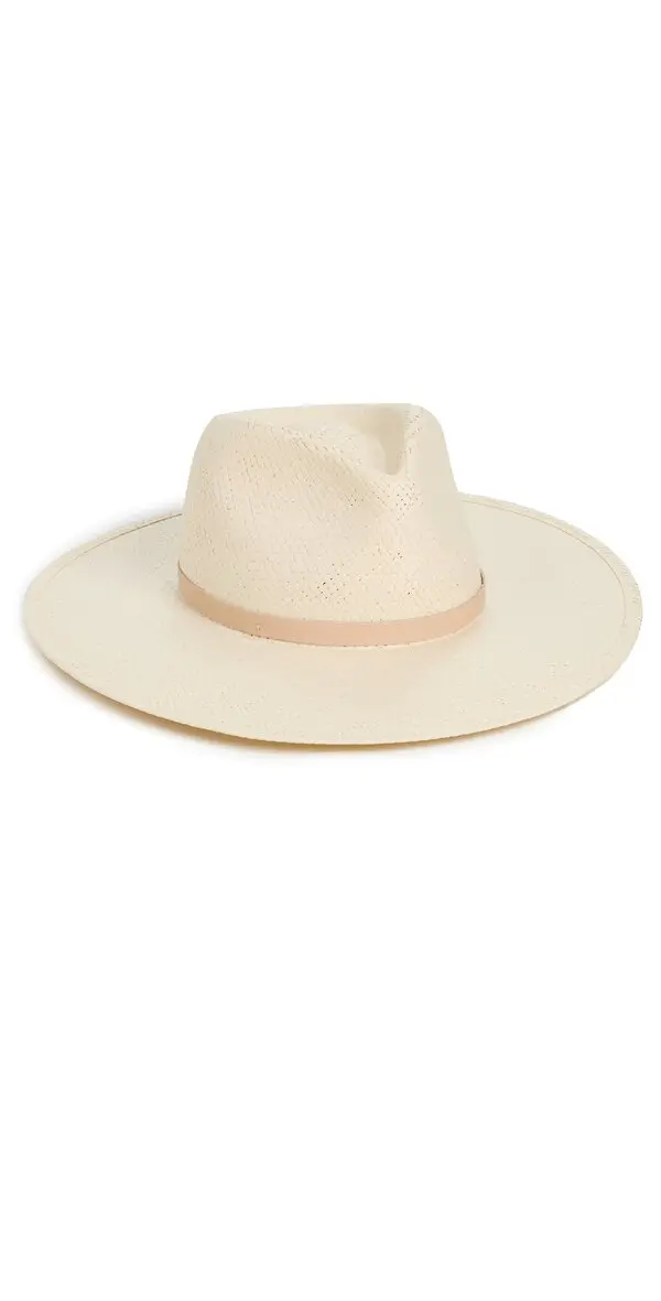 Janessa Leoné Sherman Straw Panama Hat - Natural