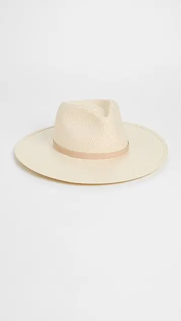 Janessa Leoné Sherman Straw Panama Hat - Natural