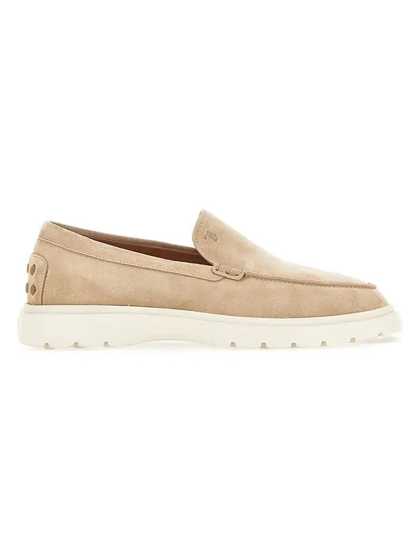 TOD'S Pantofola Ibrido Estivo Loafers - Naturale Chiaro