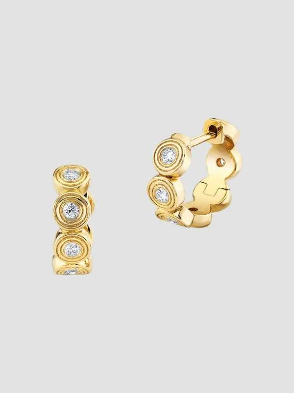 SYDNEY EVAN 14k & 0.26 Tcw Diamond Huggie Earrings - Gold