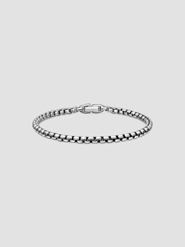 David Yurman Box Chain Bracelet - Silver