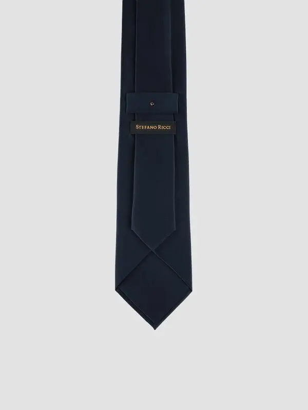 Stefano Ricci Luxury Handmade Silk Tie - Navy