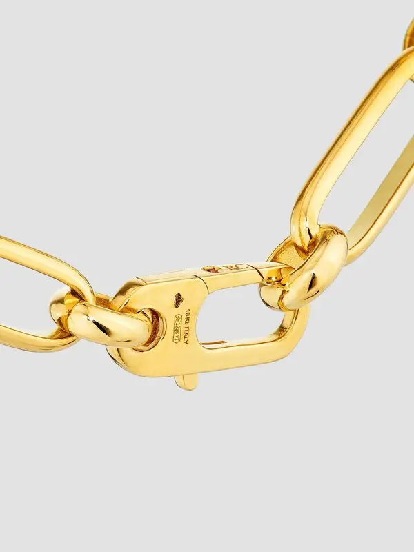 Roberto Coin Two-tone 18k & 0.38 Tcw Diamond Paper Clip Chain Necklace/18