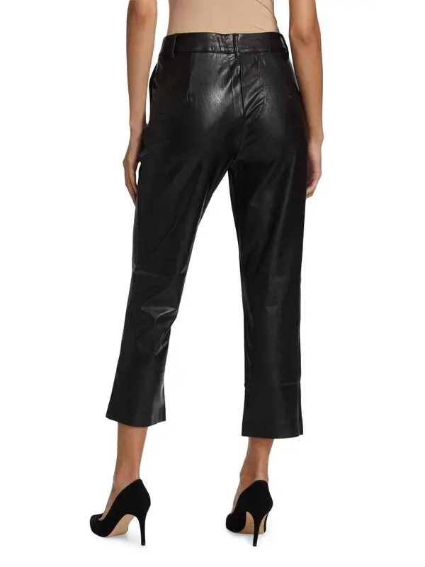 Commando Cropped Faux Leather Pants