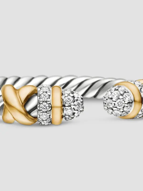 David Yurman Petite Helena Open Ring In Sterling Silver
