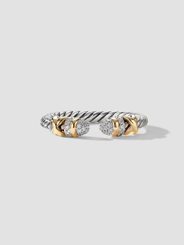 David Yurman Petite Helena Open Ring In Sterling Silver