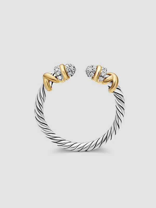 David Yurman Petite Helena Open Ring In Sterling Silver