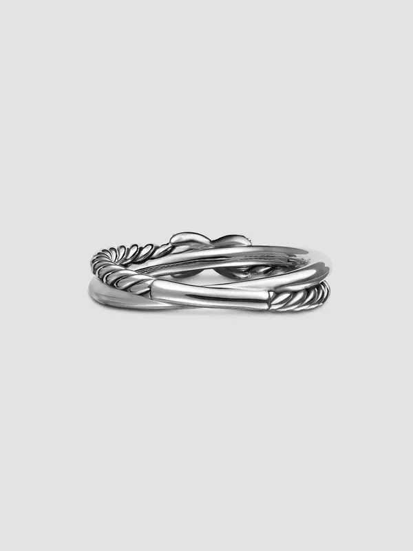 David Yurman Petite X Ring - Diamond