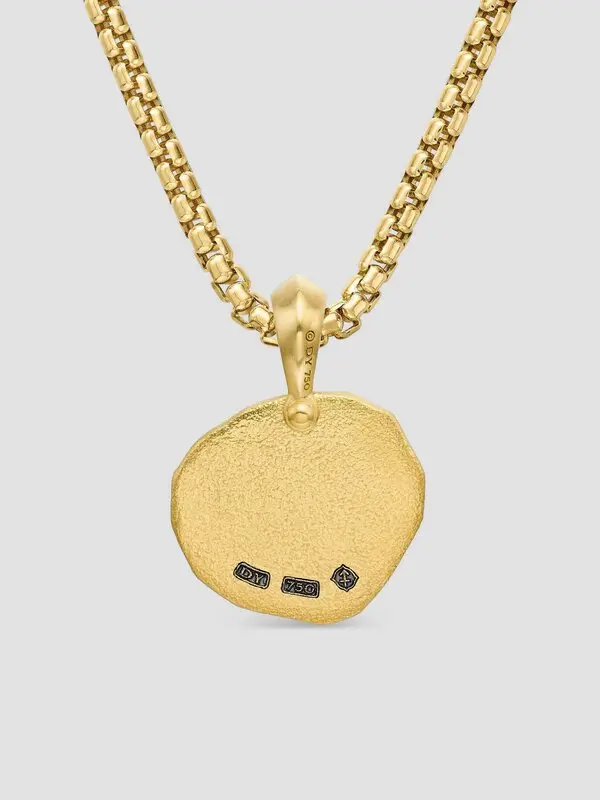 David Yurman Sagittarius Amulet In 18k Yellow 27mm