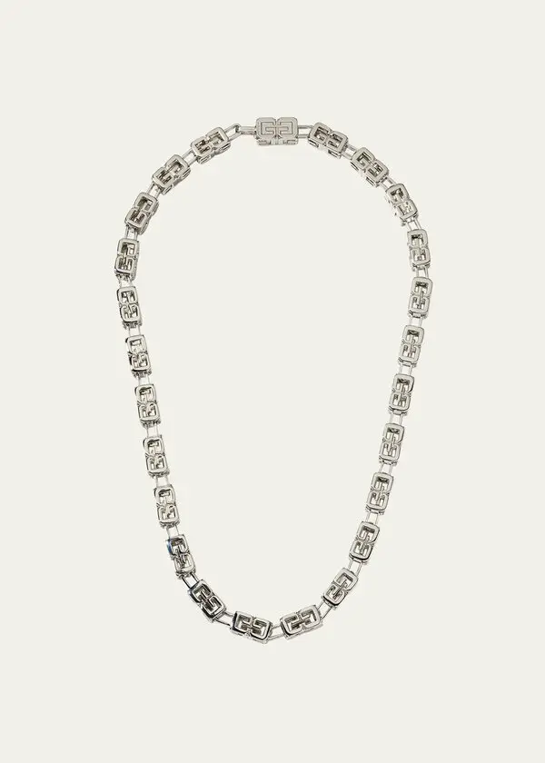 Givenchy G-cube Necklace - Silvery