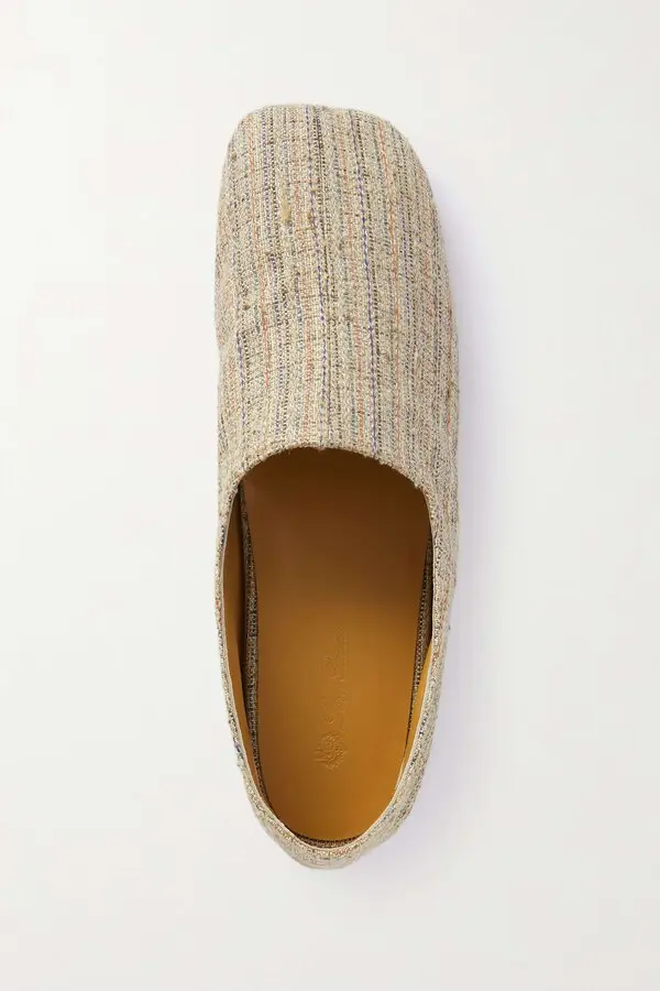 Loro Piana Andria Canvas Loafers - Beige