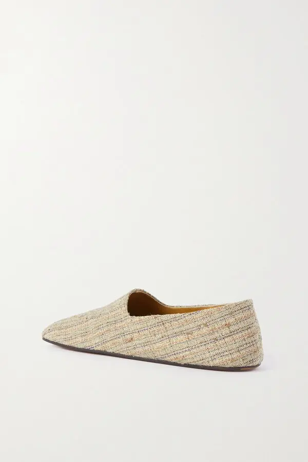 Loro Piana Andria Canvas Loafers