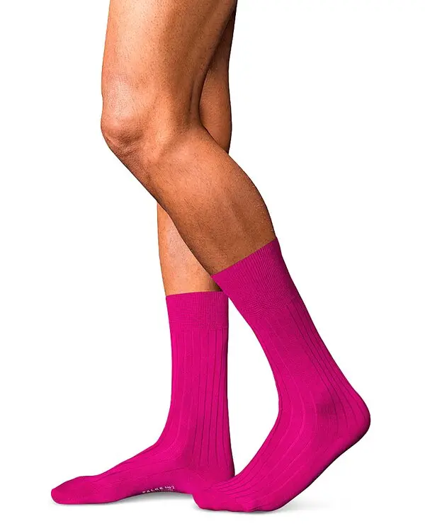 Falke No.2 Cashmere & Nylon Dress Socks - Arctic Pink
