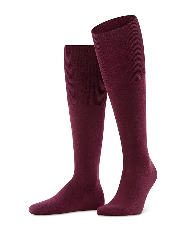 Falke Airport Merino Wool Blend Knee High Socks - Barolo