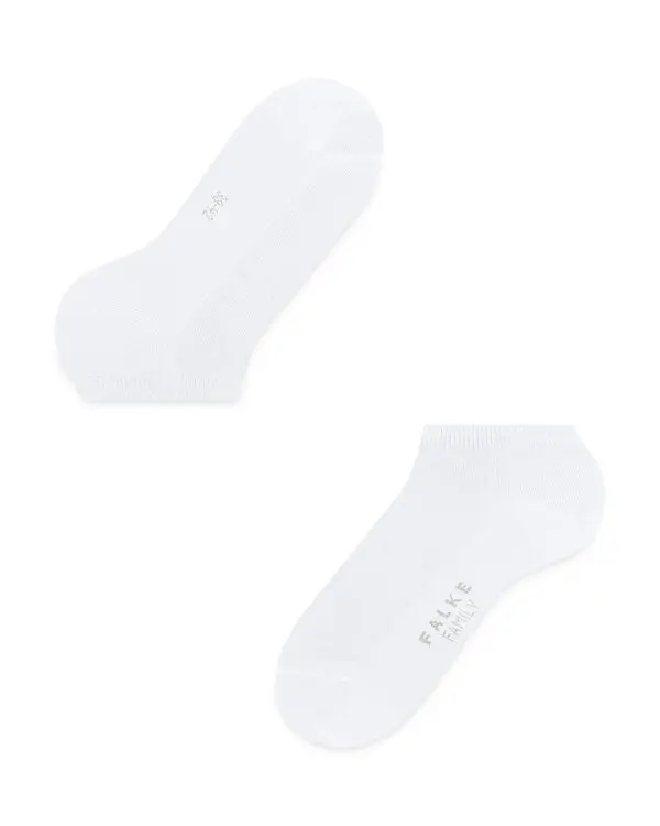 Falke Family Cotton Blend Sneaker Socks - White