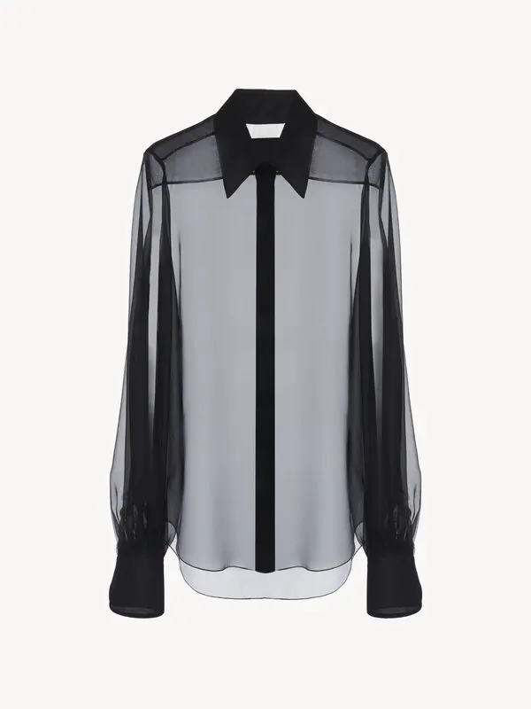 Chloé Gathered-sleeve Blouse