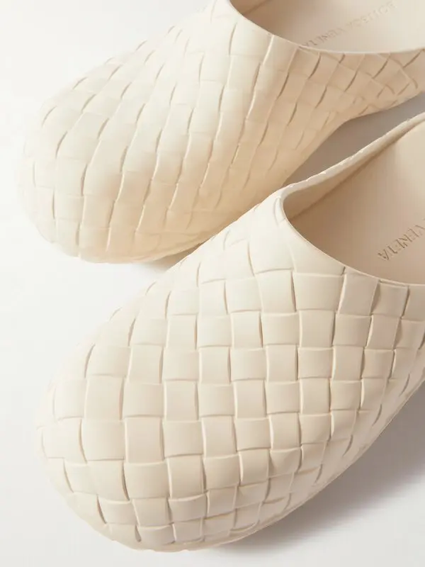 Bottega Veneta Cream Slip-On Rubber Clogs Bottega Veneta - Rubber Clogs - White Bottega Veneta main image 2