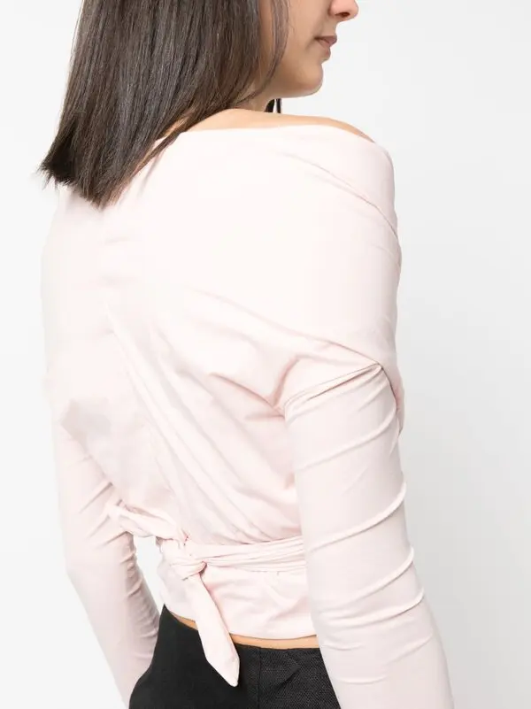 Philosophy Di Lorenzo Serafini Wraparound Crop Top