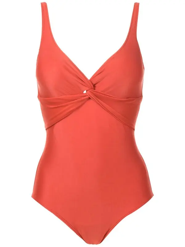 LYGIA & NANNY Adriana Liso Twist Swimsuit - Orange