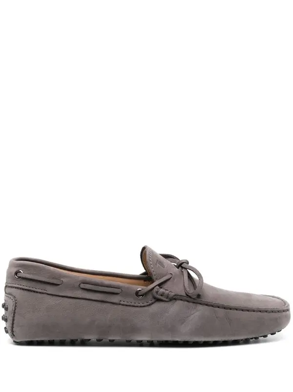 TOD'S Gommino Suede Loafers - Grey