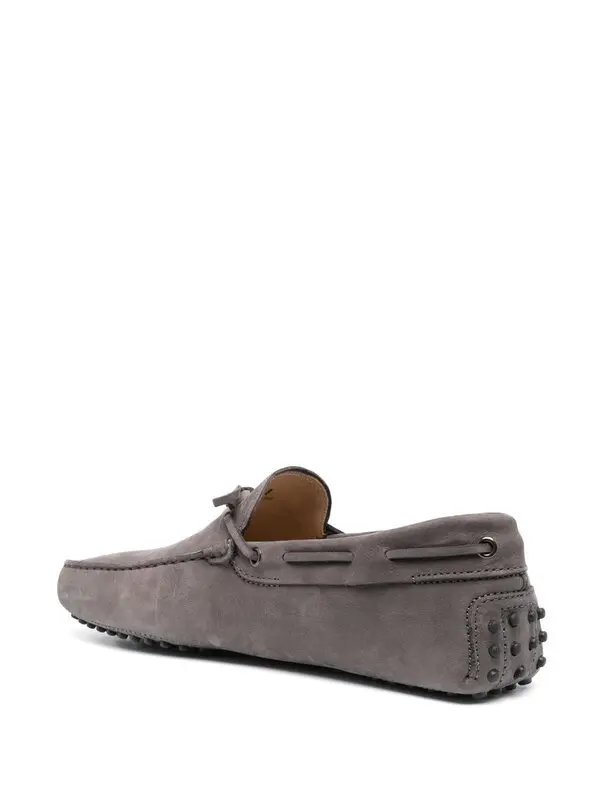 TOD'S Gommino Suede Loafers - Grey
