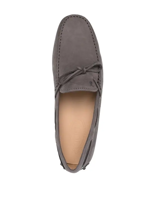 TOD'S Gommino Suede Loafers - Grey