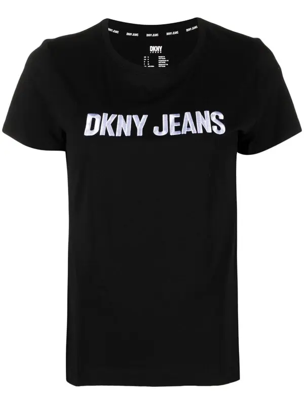 Dkny Embossed-logo Short-sleeve T-shirt