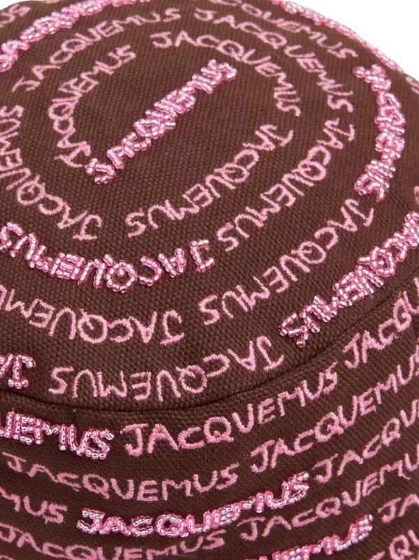 Jacquemus Logo-embroidered Bucket Hat