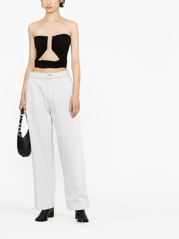MAISON MARGIELA Mid-rise Wide-leg Jeans