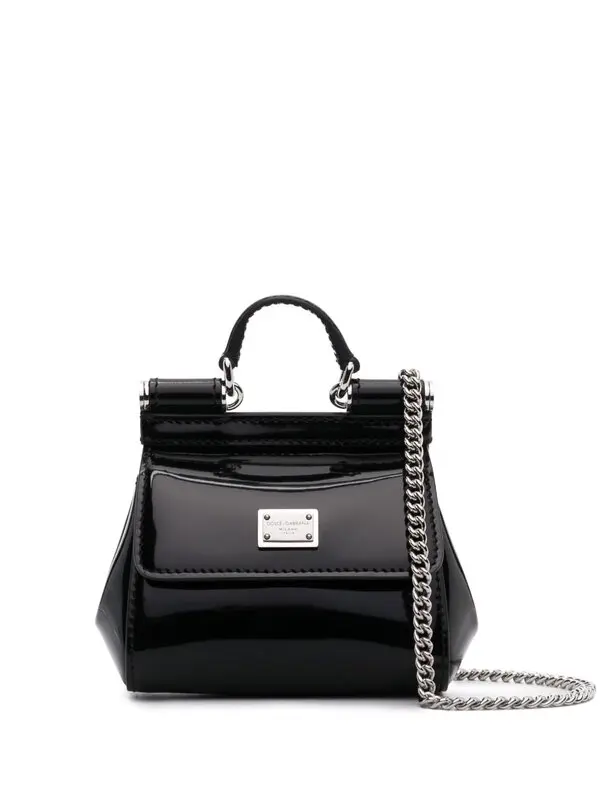 Dolce & Gabbana Logo-plaque Leather Mini Bag
